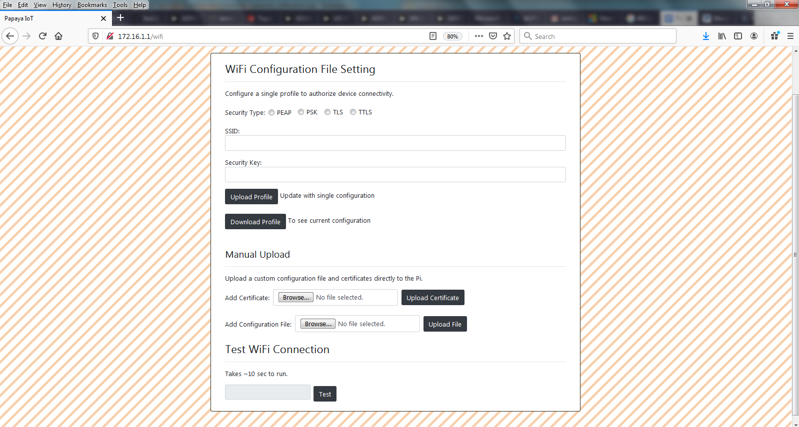 The second link has a lot of sample configurations that can be used as a starting point. Use the ...